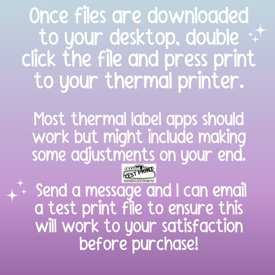 Car Diffuser Care Printable Sticker File 2.25x1.25 PNG DIGITAL DOWNLOAD ...