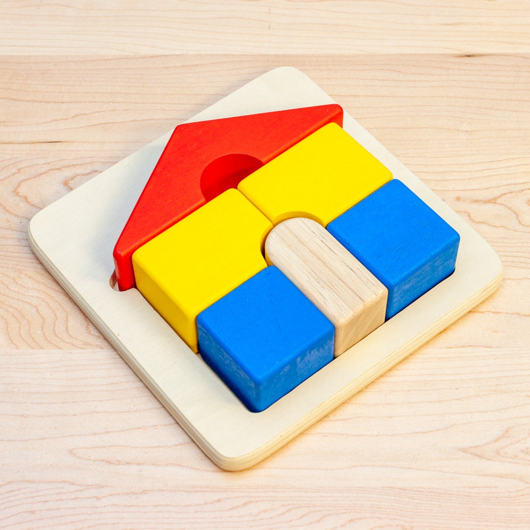 Primary Puzzle: House - House Puzzle - Wooden Puzzle for Toddler ...