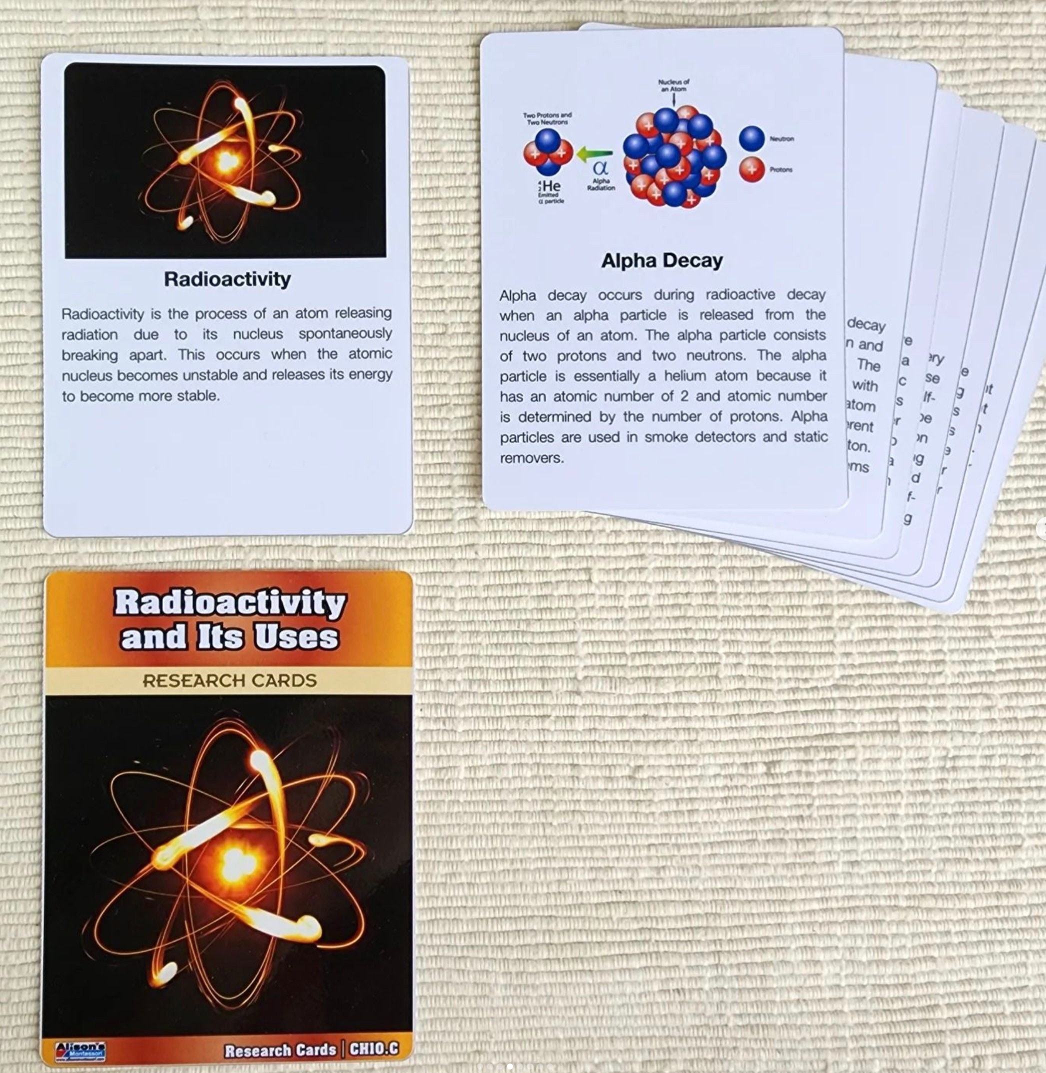 Radioactivity and Its Uses Complete Set | Study of Radioactivity ...