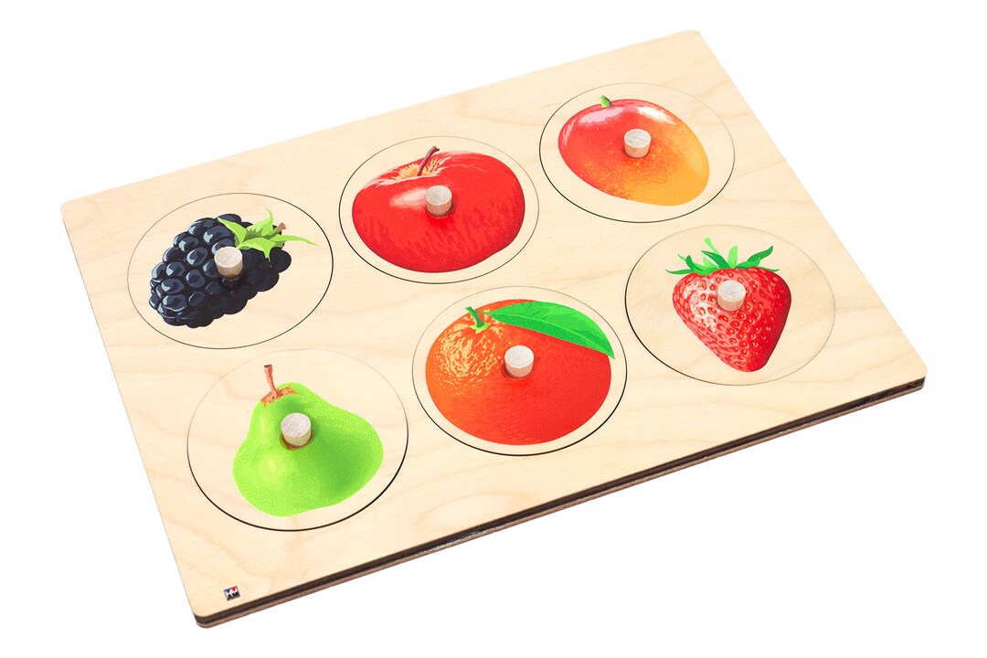 Fruits Inside-outside Matching Puzzle | Montessori Materials | Infant ...