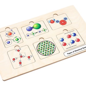 Chemical Bonds Puzzle – Elementary Chemistry Set - Etsy