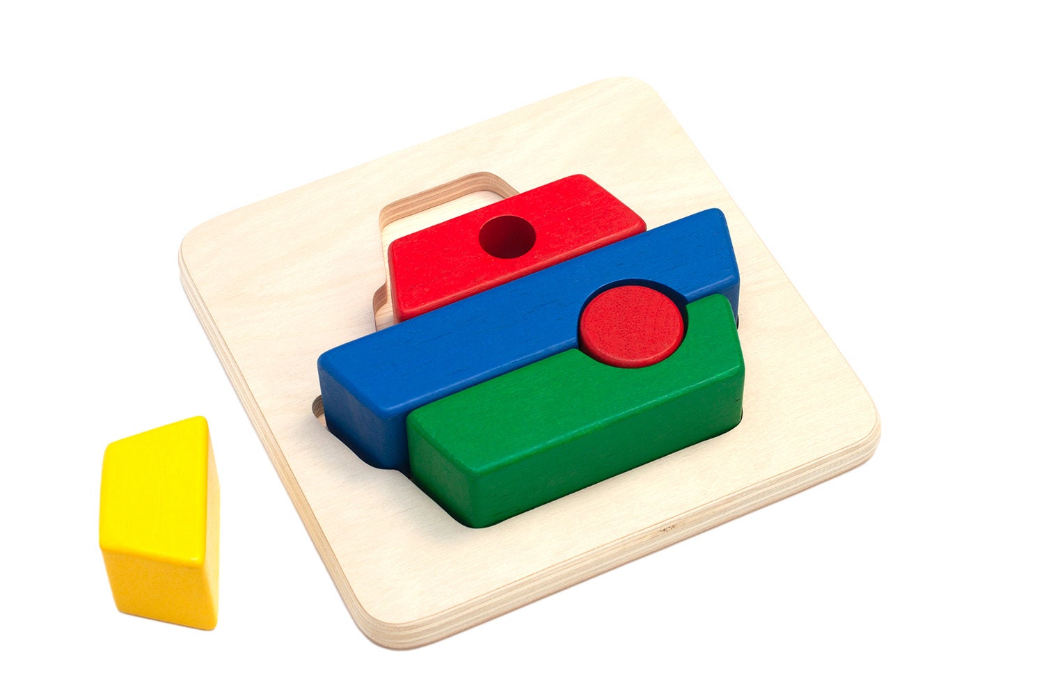 Primary Puzzle: Boat - Boat Puzzle - Wooden Puzzle for Toddler ...
