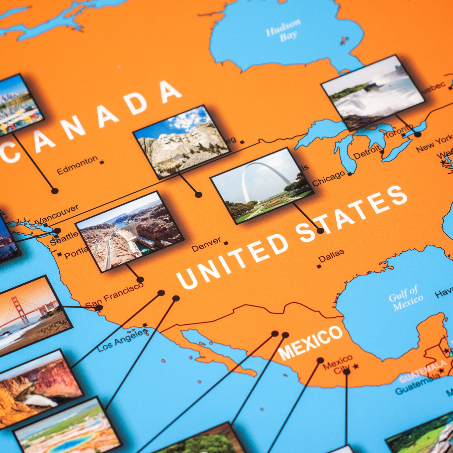 World Landmarks Educational Montessori Geography Materials for Kids and ...