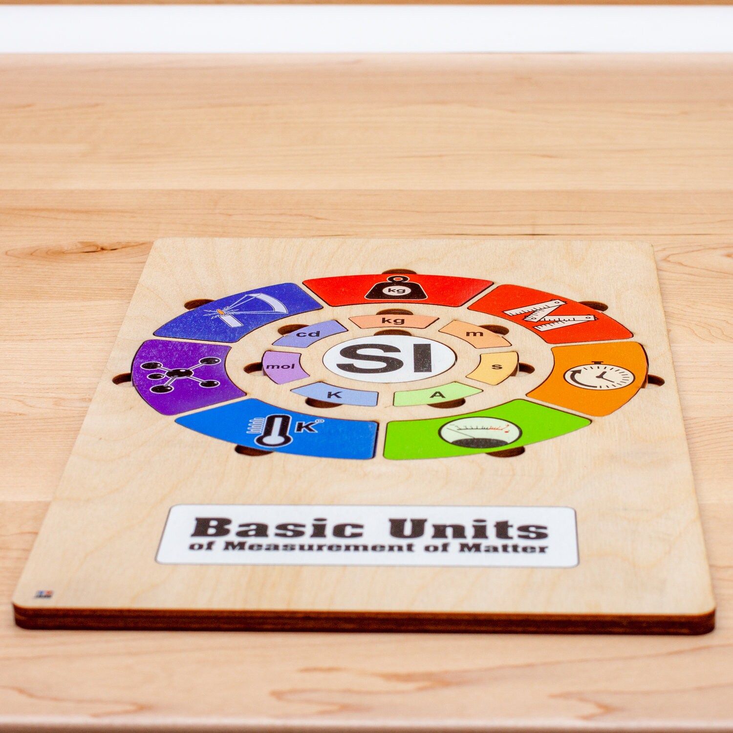 Basic Units of Measurement of Matter - Montessori Wooden Puzzle ...