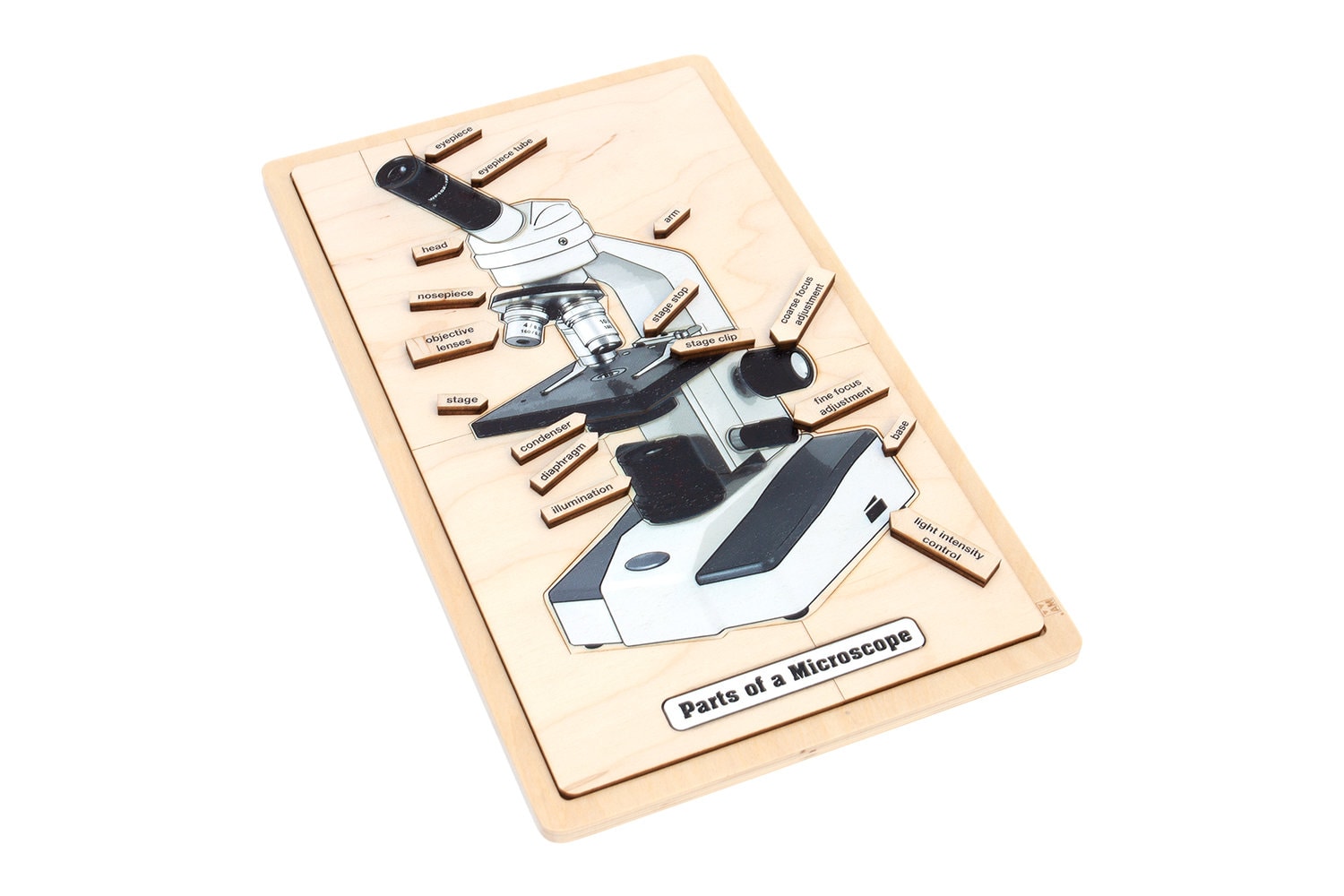 Parts of a Microscope Puzzle Chemistry Puzzle Montessori - Etsy