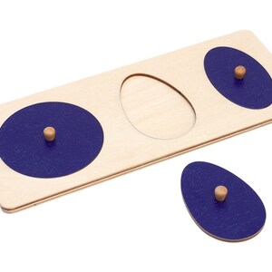 Three Shapes Puzzle | Montessori Materials | Learning and School ...