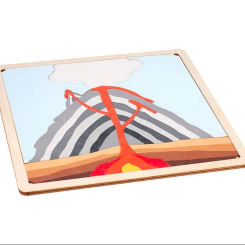 Montessori Volcano - Etsy