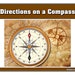 Directions on a Compass Puzzle With Nomenclature Cards (3-6 ...