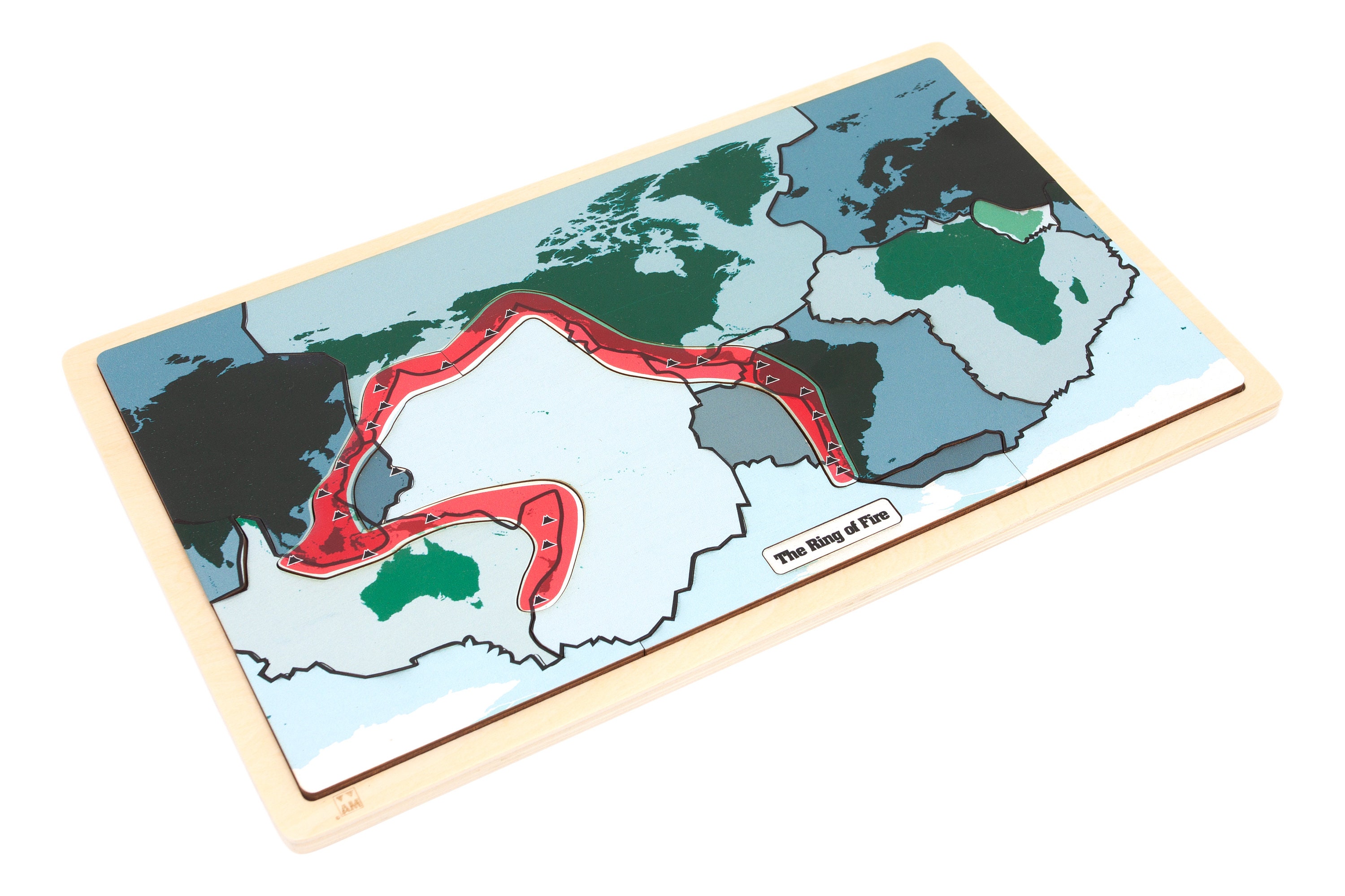 Parts of the Ring of Fire Puzzle | Montessori Materials | Montessori ...