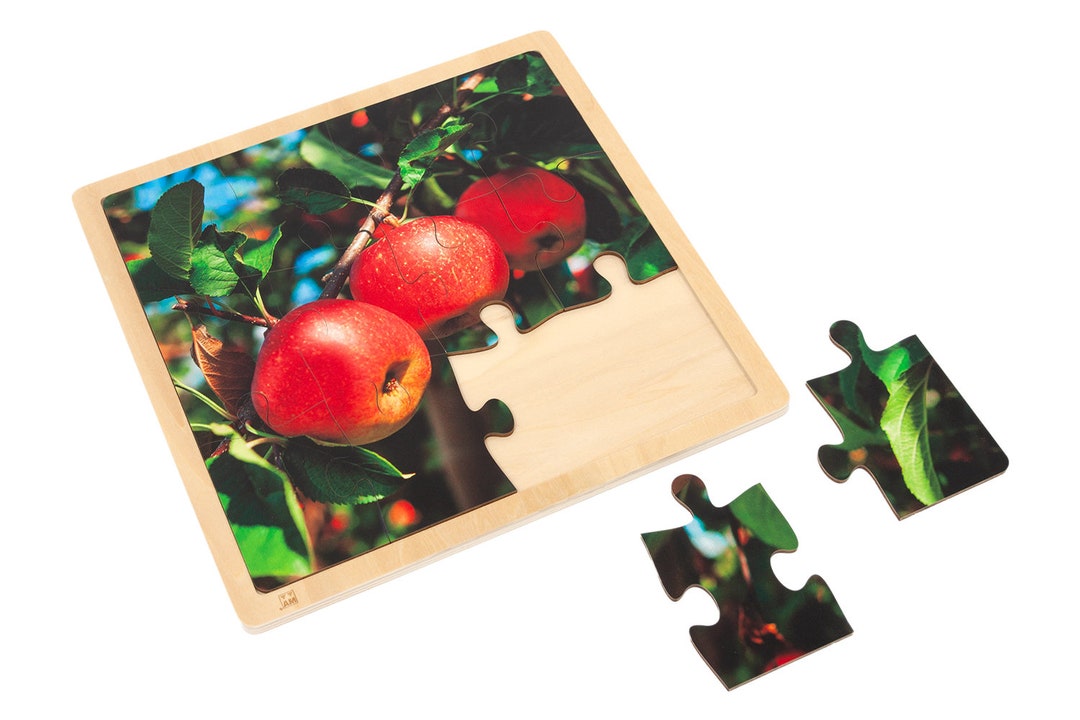 Apple - Jigsaw Puzzle | Montessori Material | Jigsaw Puzzle | Problem ...