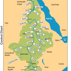 Nile River Basin Puzzle Complete Set | Montessori Materials ...