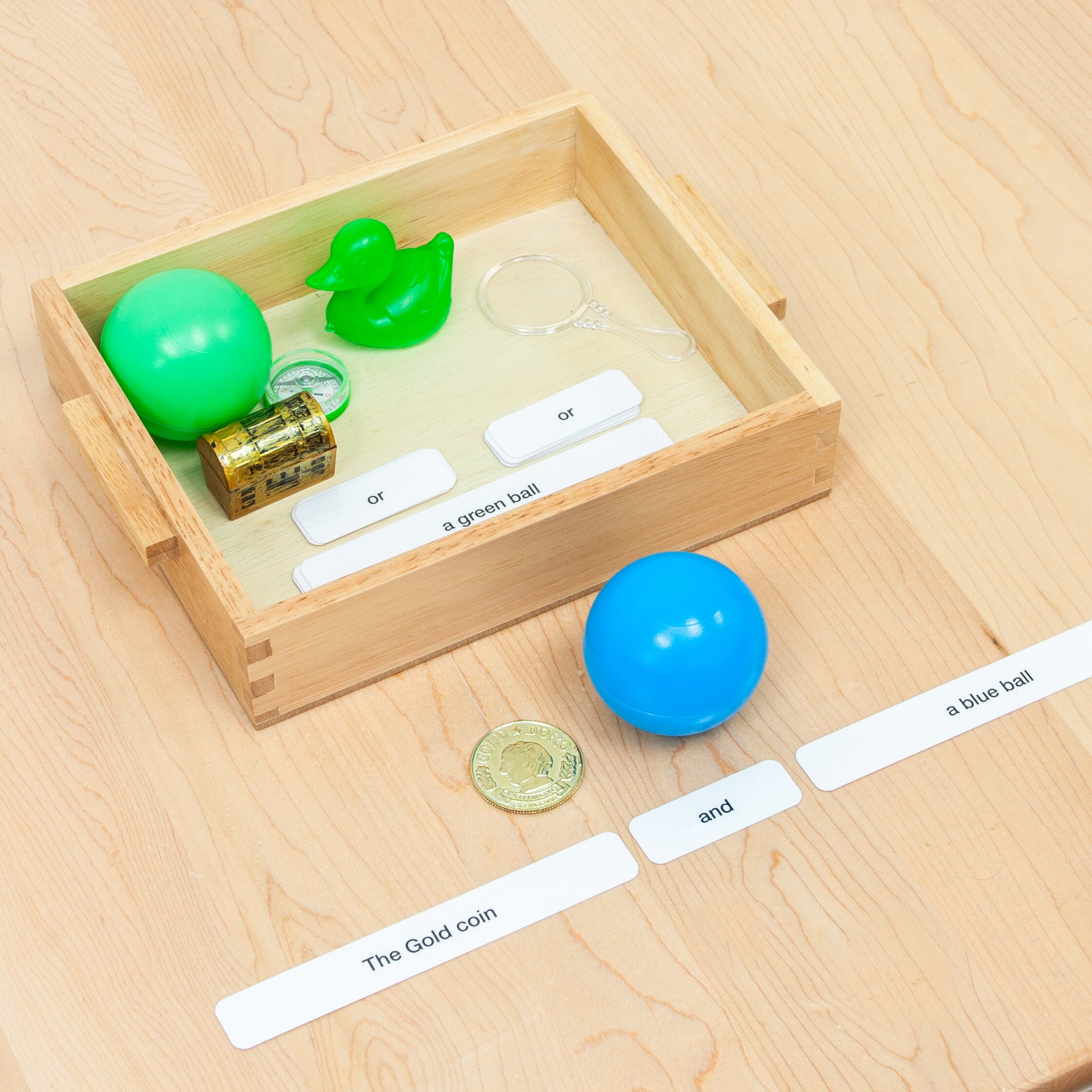 The Conjunction Game Montessori Material Montessori Language ...