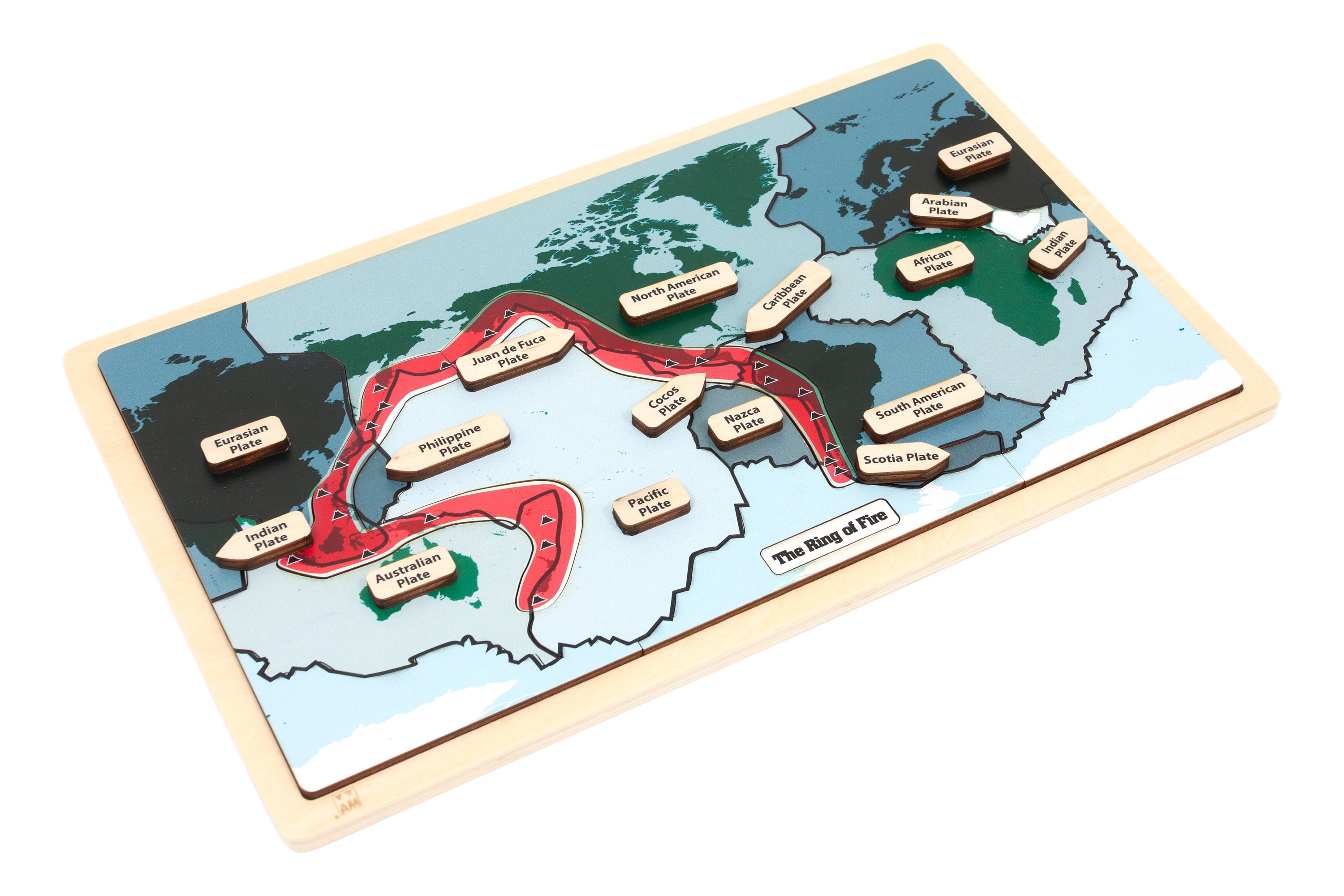 Parts of the Ring of Fire Puzzle | Montessori Materials | Montessori ...