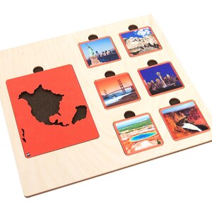 Continents and Their Landmarks Sorting Tiles | Animals of the World ...