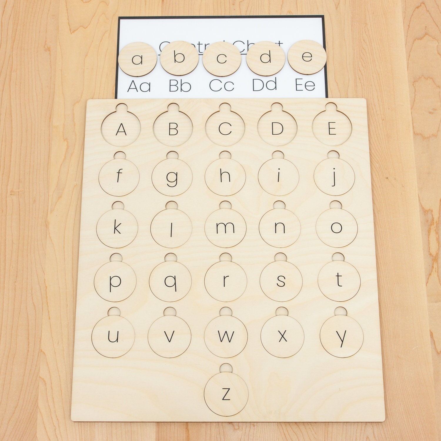 Alphabet Board | Montessori Material | Montessori Reading | Educational ...