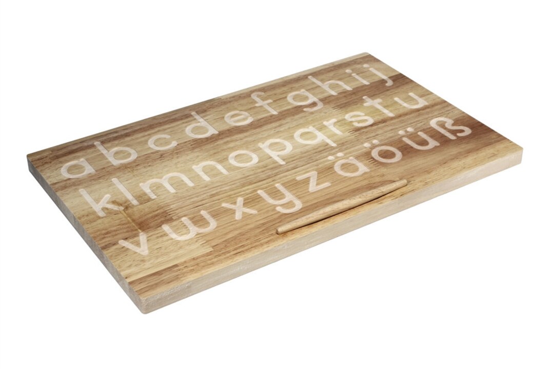 German Alphabets Tracing Board: Lowercase Print | Montessori Materials ...
