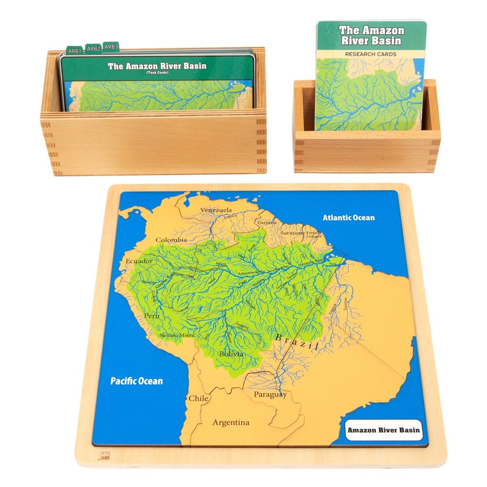 Nile River Basin Puzzle Complete Set | Montessori Materials ...