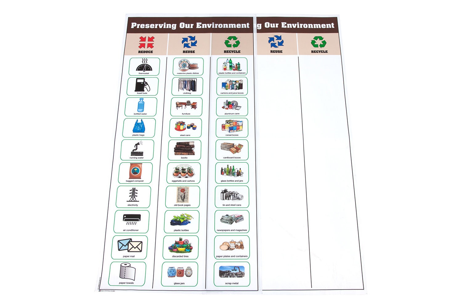 Preserving Our Environment Chart With Cards | Montessori Materials ...