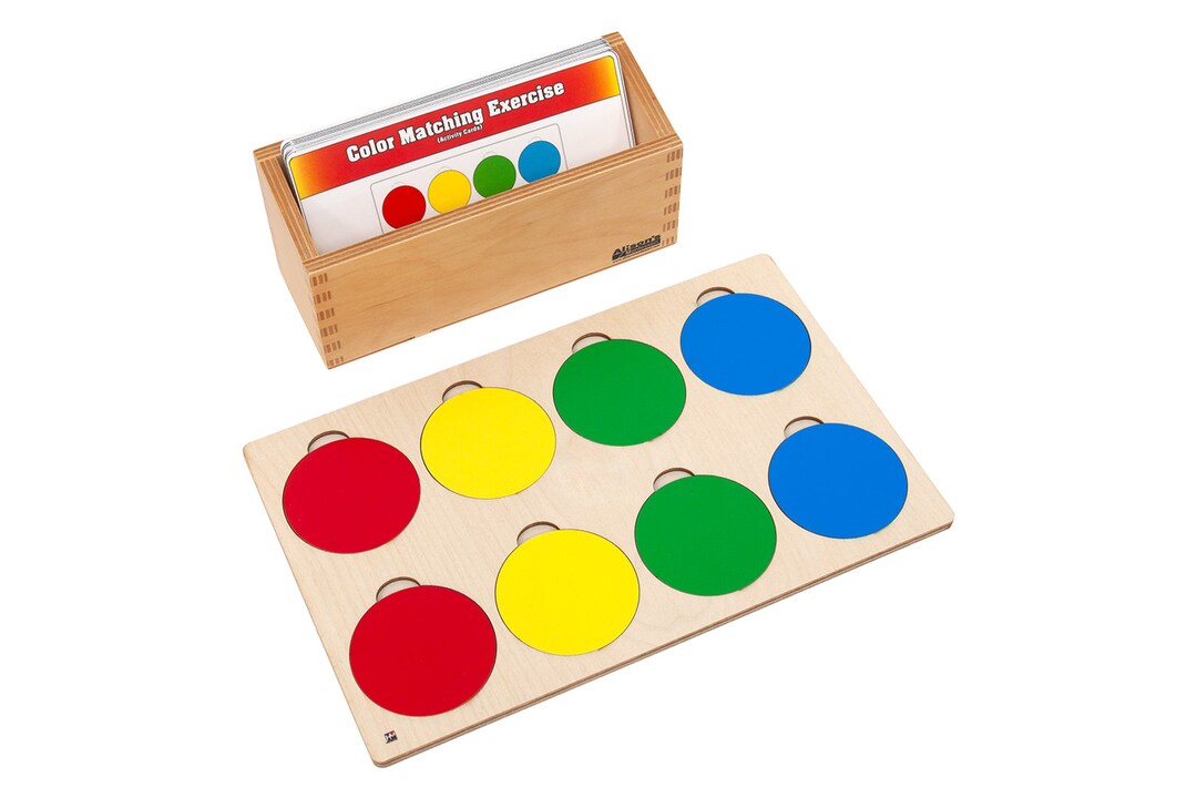 Color Matching Exercise | Montessori Materials | Fine Motor Skills ...