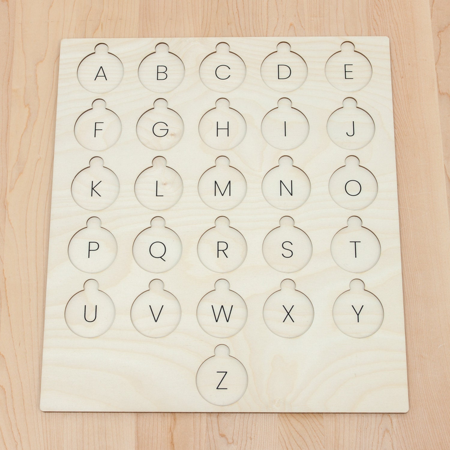 Alphabet Board Montessori Material Montessori Reading Educational ...