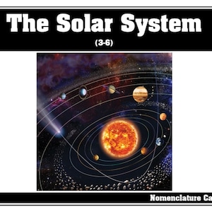 The Solar System Puzzle With Nomenclature Cards (3-6) | Montessori ...