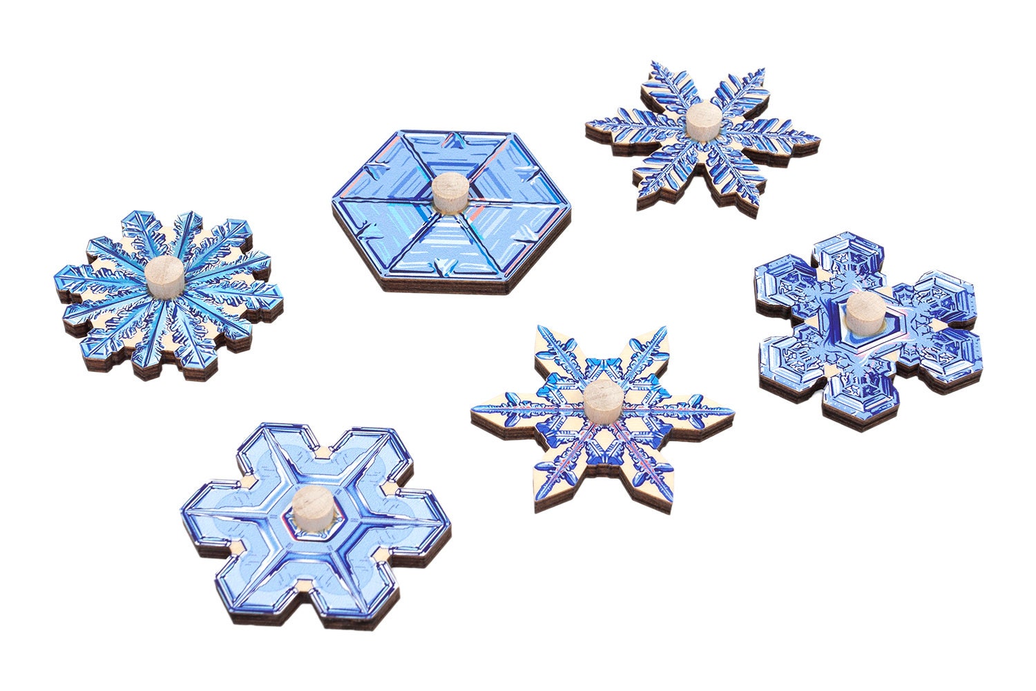 Types of Snowflakes Puzzle | Montessori Materials | Montessori Puzzle ...
