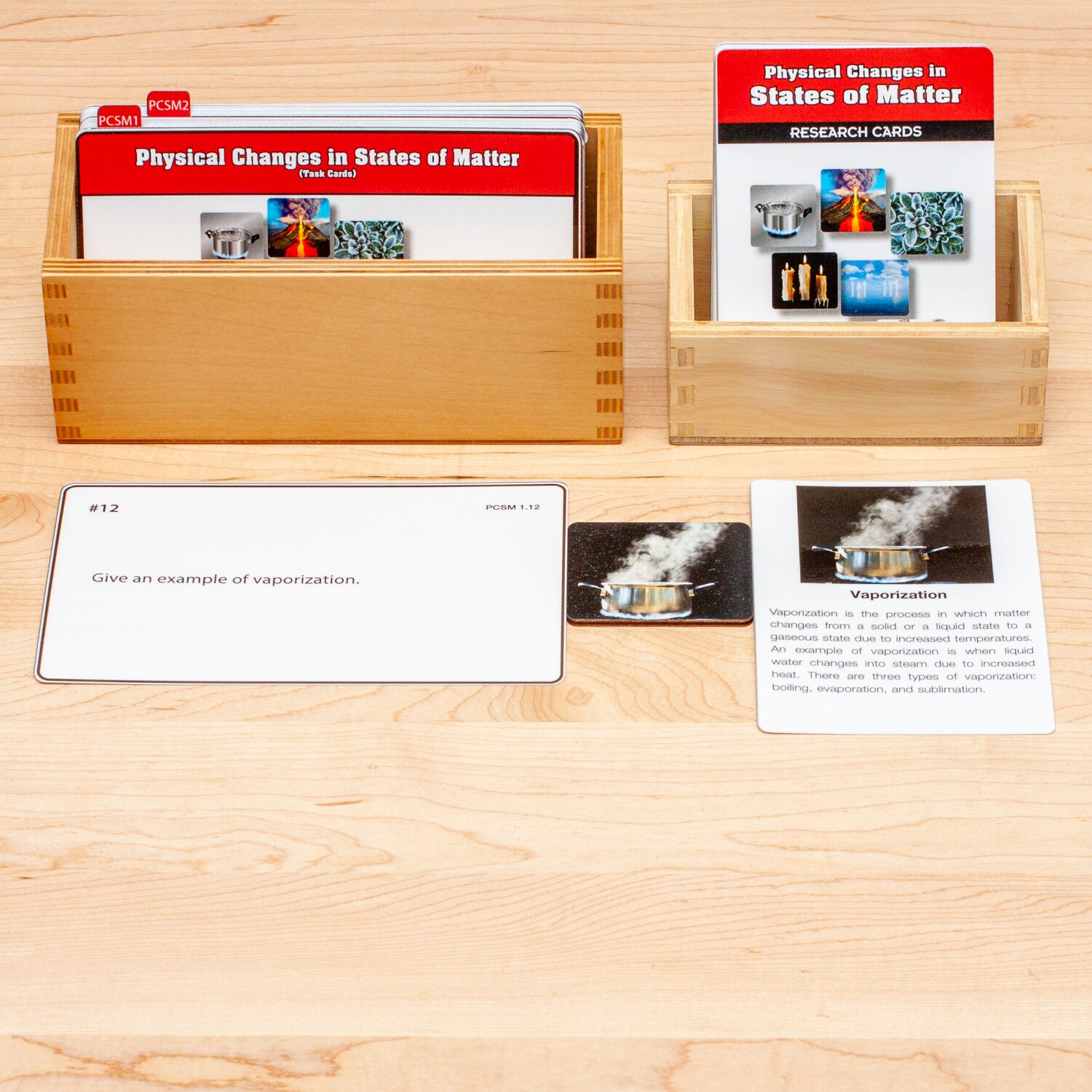 Changes in States of a Matter Complete Set Montessori Printable ...