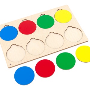 Color Matching Exercise | Montessori Materials | Fine Motor Skills ...