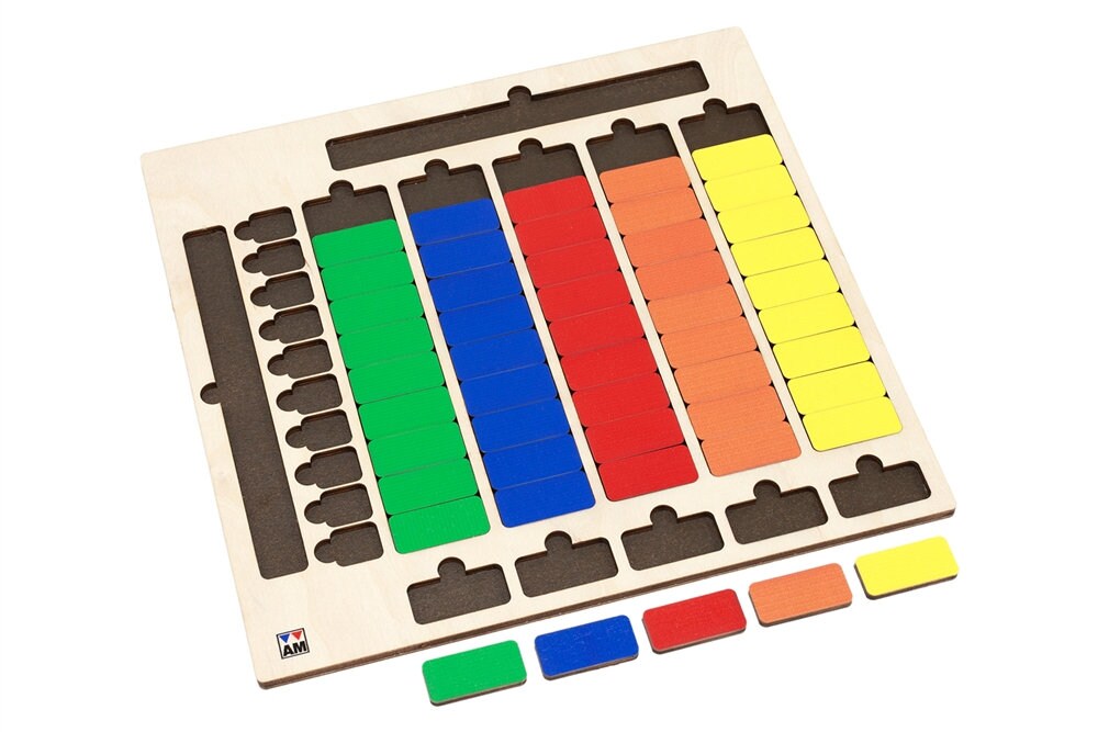 Bar Graph - Complete Set | Montessori Material | Wooden Bar Graph ...