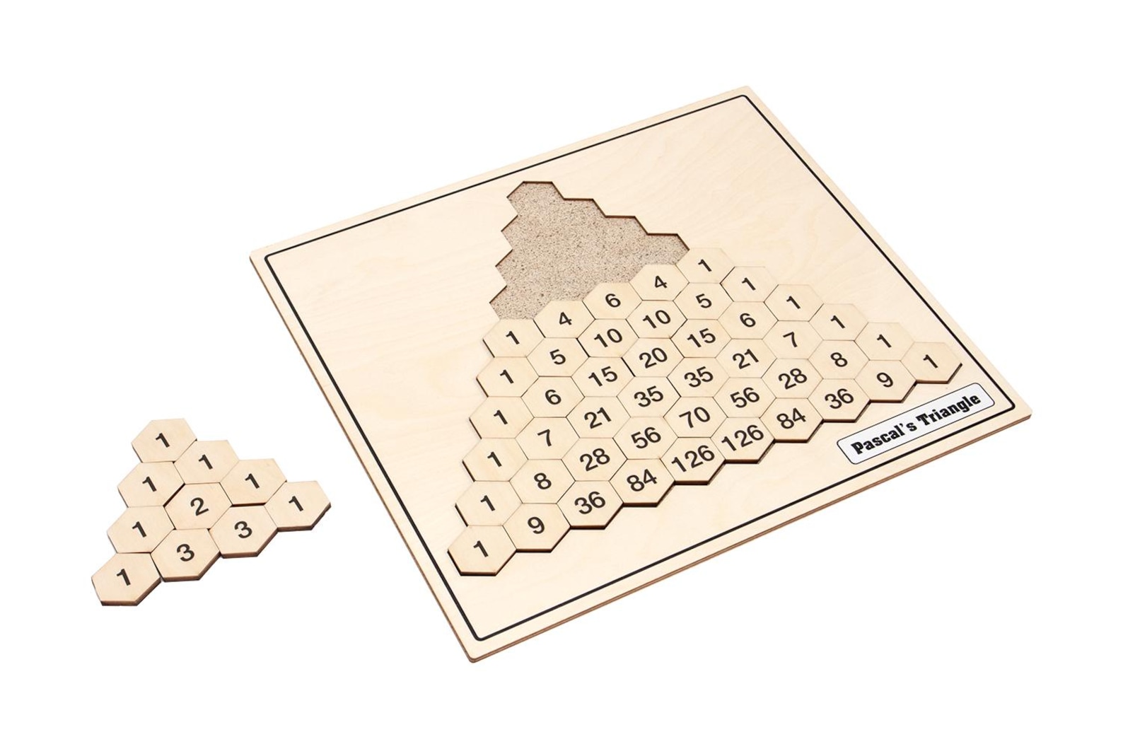 Wooden Pascal’s Triangle Board – Montessori Math Manipulative for ...