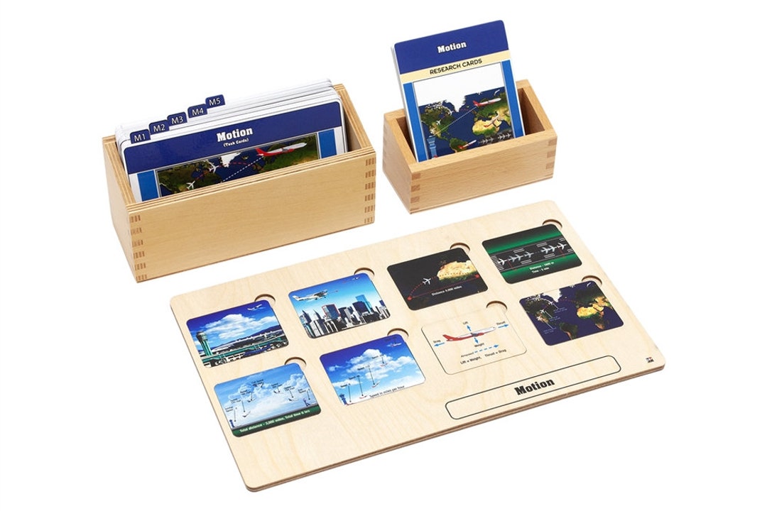 Motion - Complete Set | Montessori Materials | Montessori Science ...