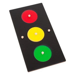 Traffic Lights Puzzle | Montessori Material | Fine Motor Skills ...