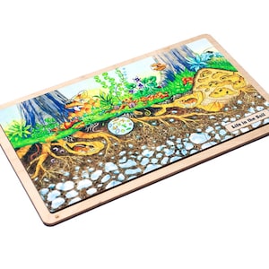 Life in the Soil Puzzle With Nomenclature Cards (6-9) (printed ...