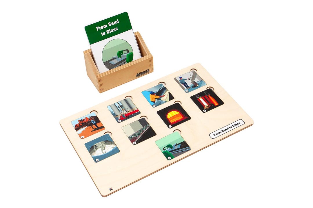 From Sand to Glass Complete Set | Montessori Material | Montessori ...