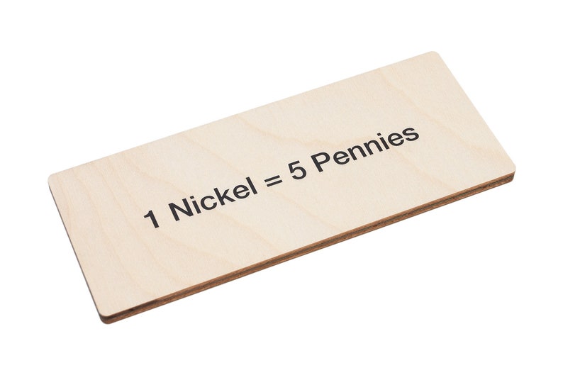 Coin Boards: Set 1 | Montessori Materials | Educational Materials ...