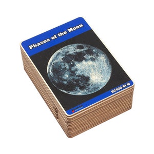 Phases of the Moon Wooden Nomenclature Cards (3-6) | Montessori ...
