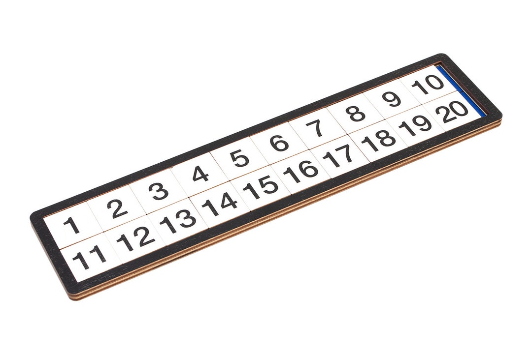 Twenty Board | Montessori Materials | Educational | Counting Board ...