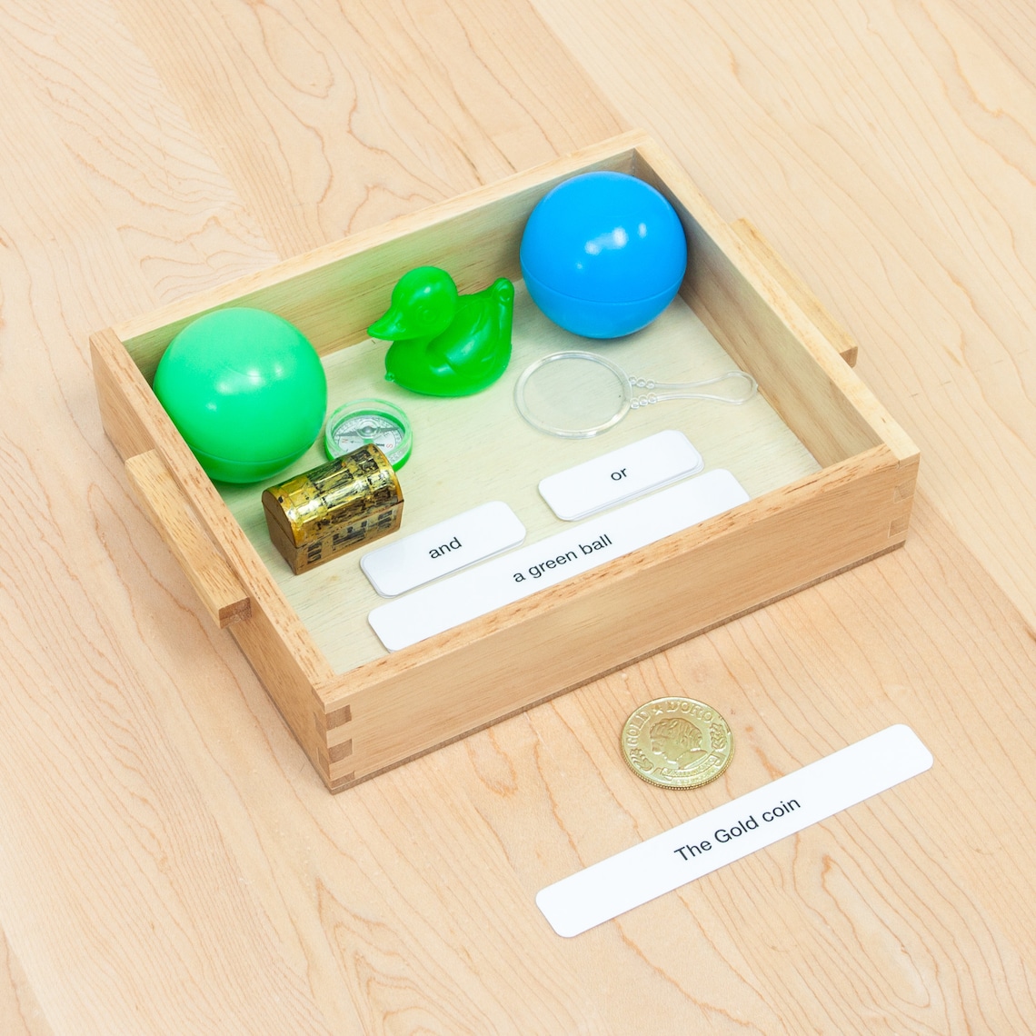 The Conjunction Game Montessori Material Montessori Language ...