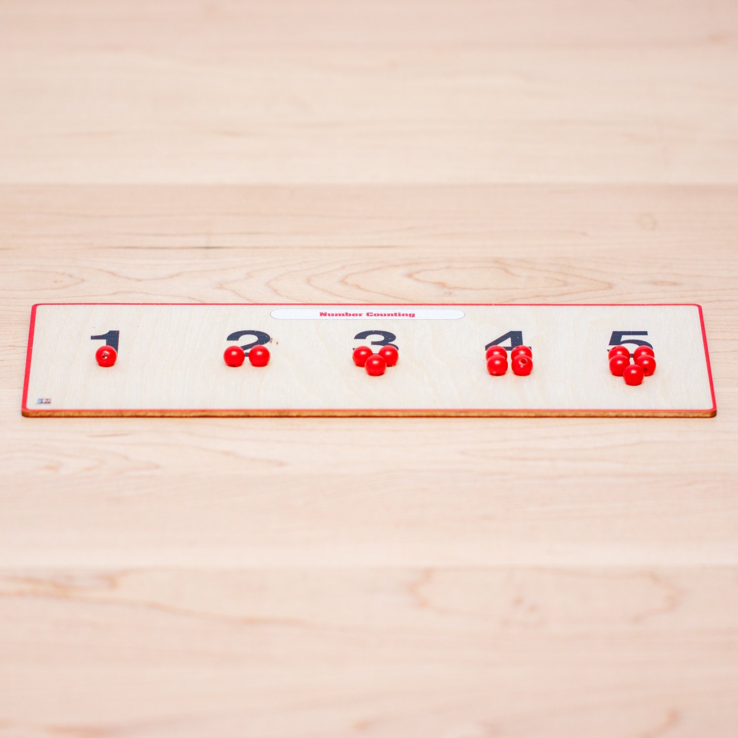Montessori Wooden Number Counting Board: Educational Math Material for ...