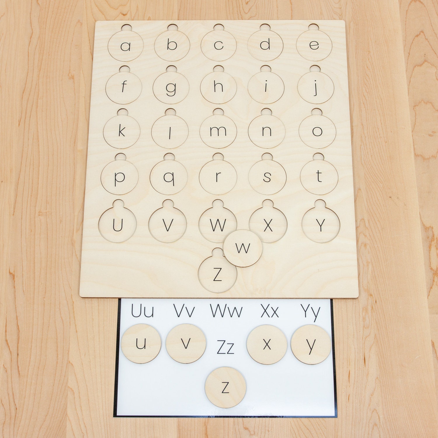 Alphabet Board Montessori Material Montessori Reading Educational ...