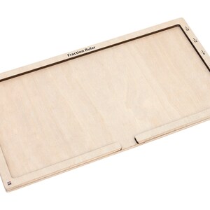 Fraction Ruler | Montessori Materials | Educational Materials | Wooden ...