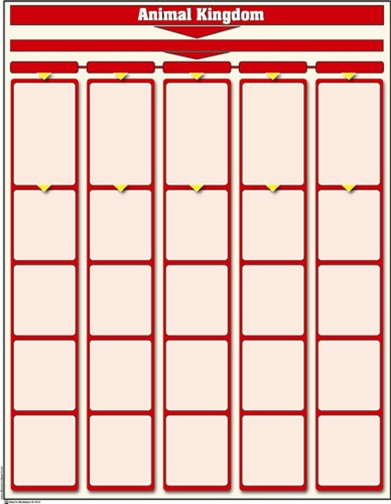 Animal Kingdom Chart Complete Set | Montessori Chart | Science Chart ...