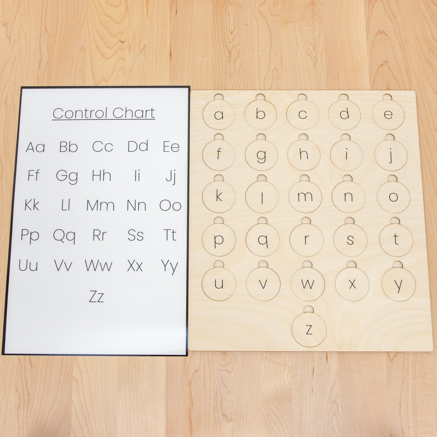 Alphabet Board | Montessori Material | Montessori Reading | Educational ...