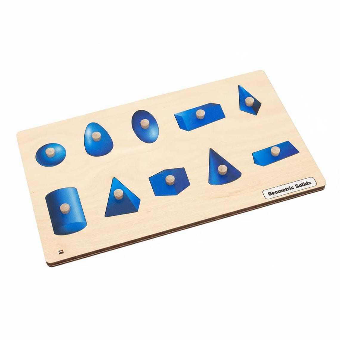 Geometric Solids Puzzle | 3D Shapes Learning Toy for Kids | Math ...