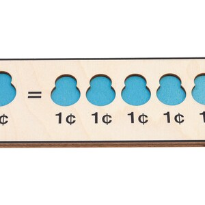 Coin Boards: Set 1 | Montessori Materials | Educational Materials ...
