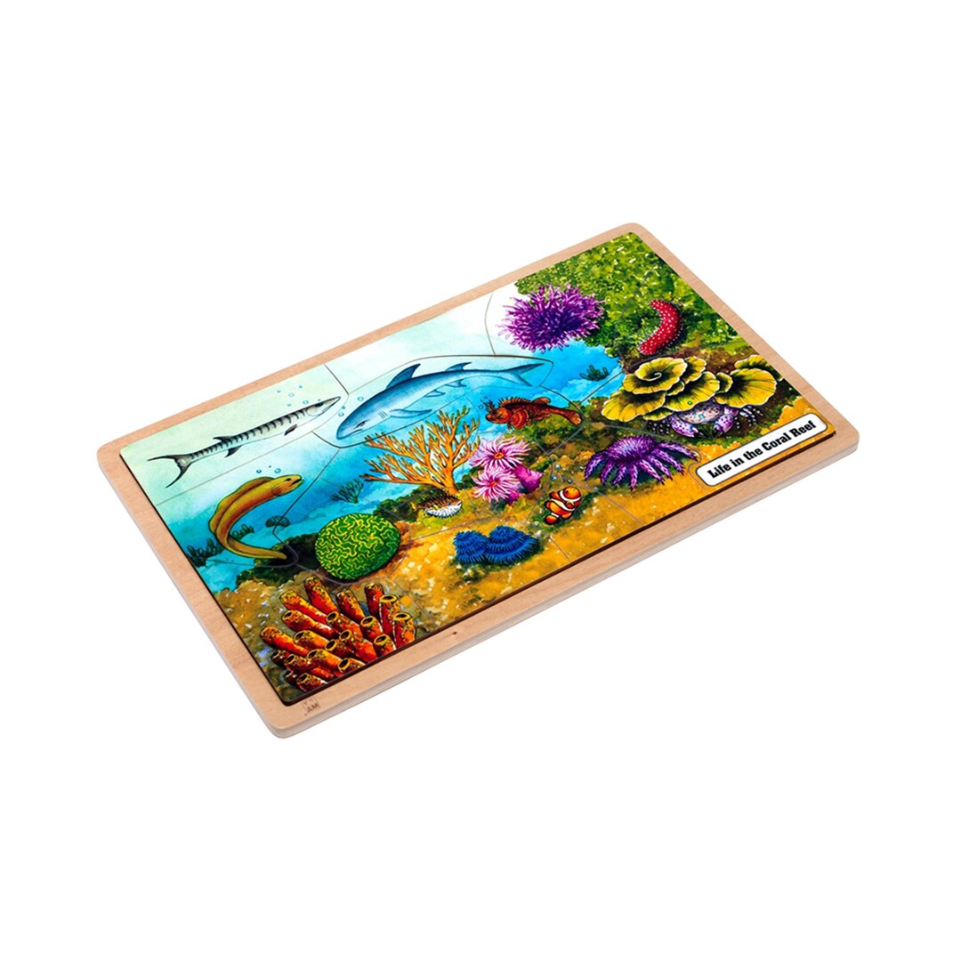 Life in the Coral Reef Puzzle - Montessori Materials - Montessori ...