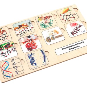 Classification of Organic Compounds - Complete Set | Montessori Puzzle ...