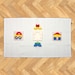 Large Natural Montessori Classroom Mats: Educational Rugs for Toddler ...