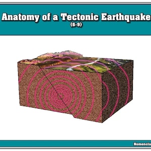 Anatomy of a Tectonic Earthquake Puzzle With Nomenclature Cards (6-9 ...