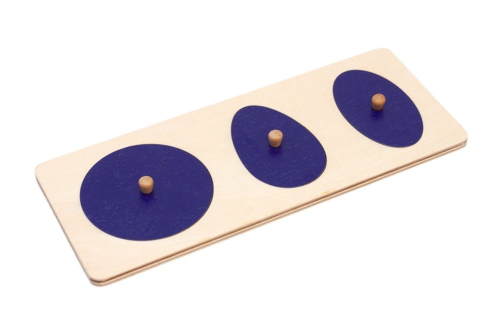 Three Shapes Puzzle | Montessori Materials | Learning and School ...